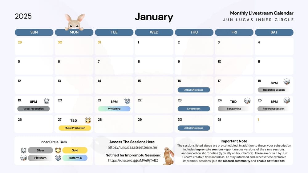 Livestreams | Jun Lucas